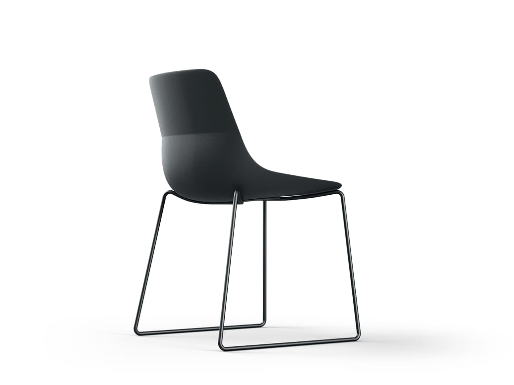 CRONA LIGHT | Sled base chair crona Collection By Brunner design ...