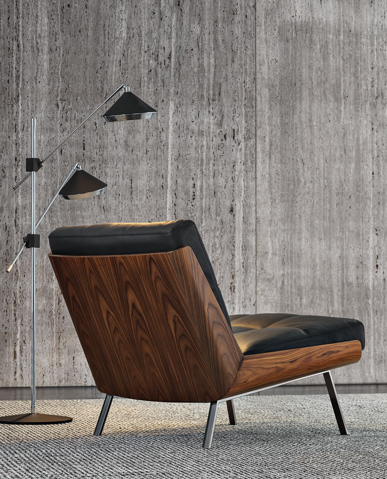 DAIKI | Leather armchair Daiki Collection By Minotti design studio mk27