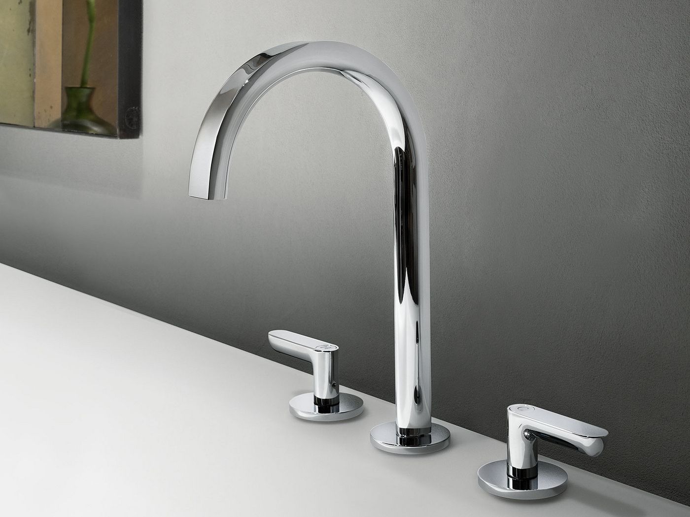 ICONA DECO 3 hole countertop washbasin tap By Fantini Rubinetti ...