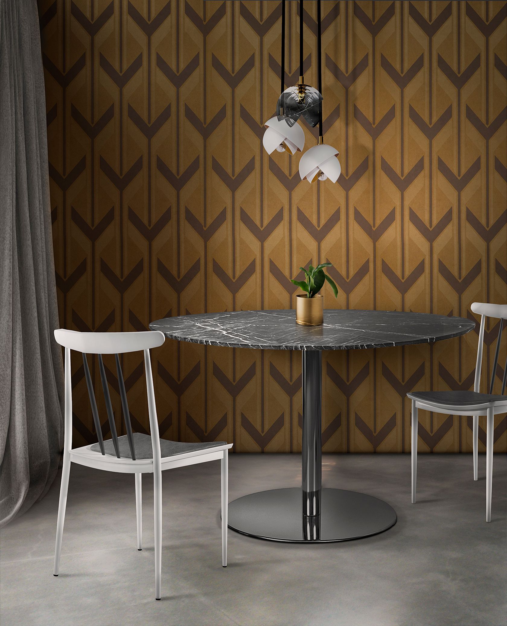 DETROIT | Marble table Detroit Collection By Emotional Projects