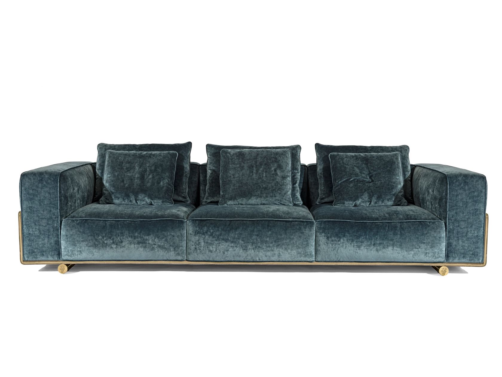 DONOVAN ROLL 4 seater leather sofa By Visionnaire | design La Conca