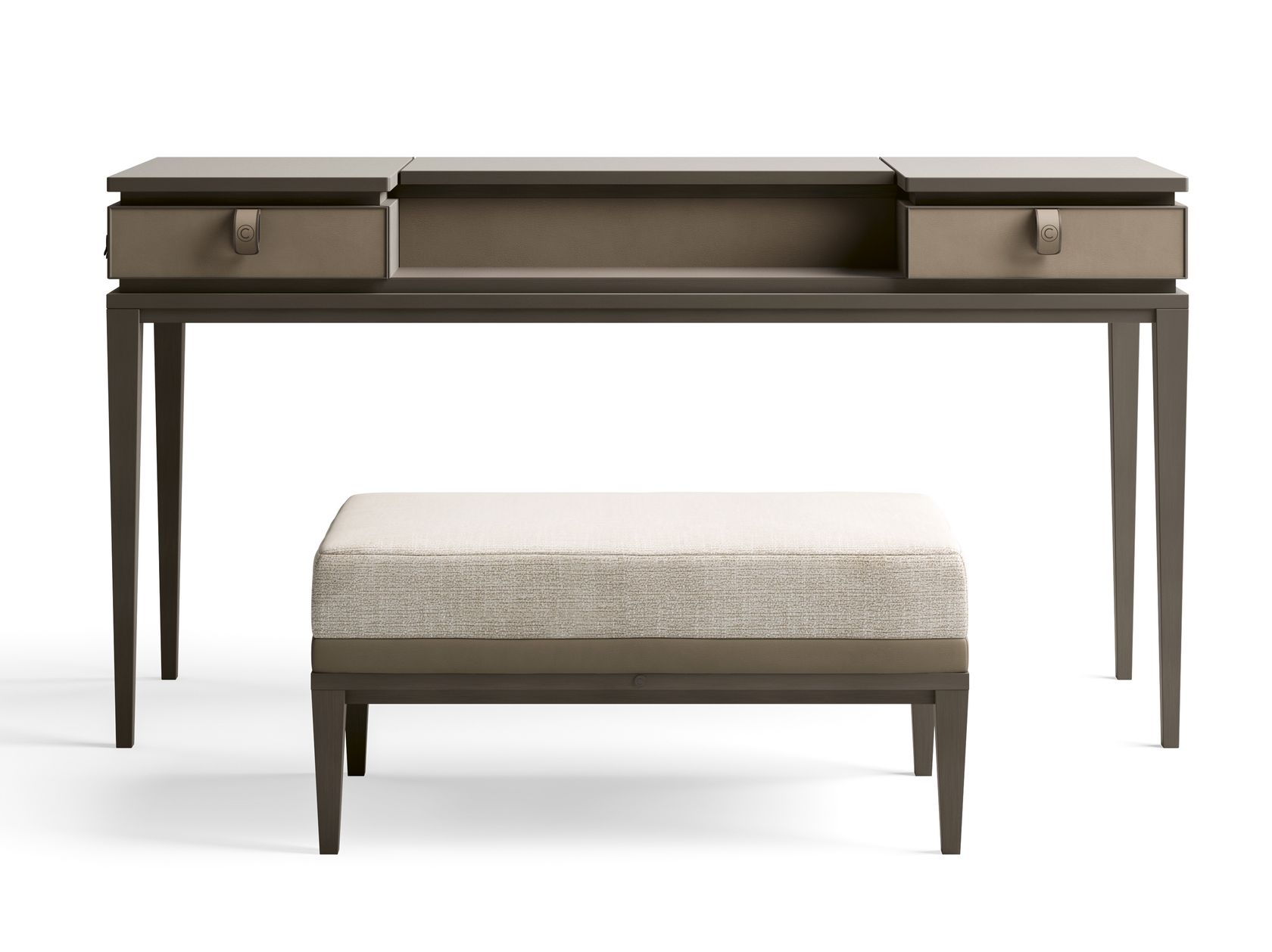 DRAGONFLY Nabuk and metal dressing table By CPRN HOMOOD | design Lucia ...