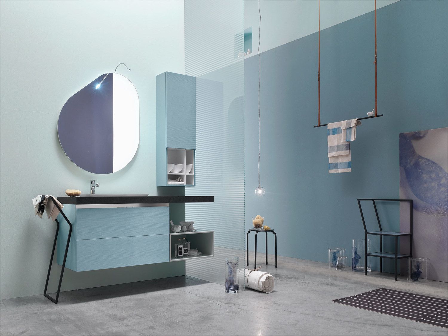 Bathroom cabinet / vanity unit E.GÒ - COMPOSITION 47 E.Gò Collection By ...
