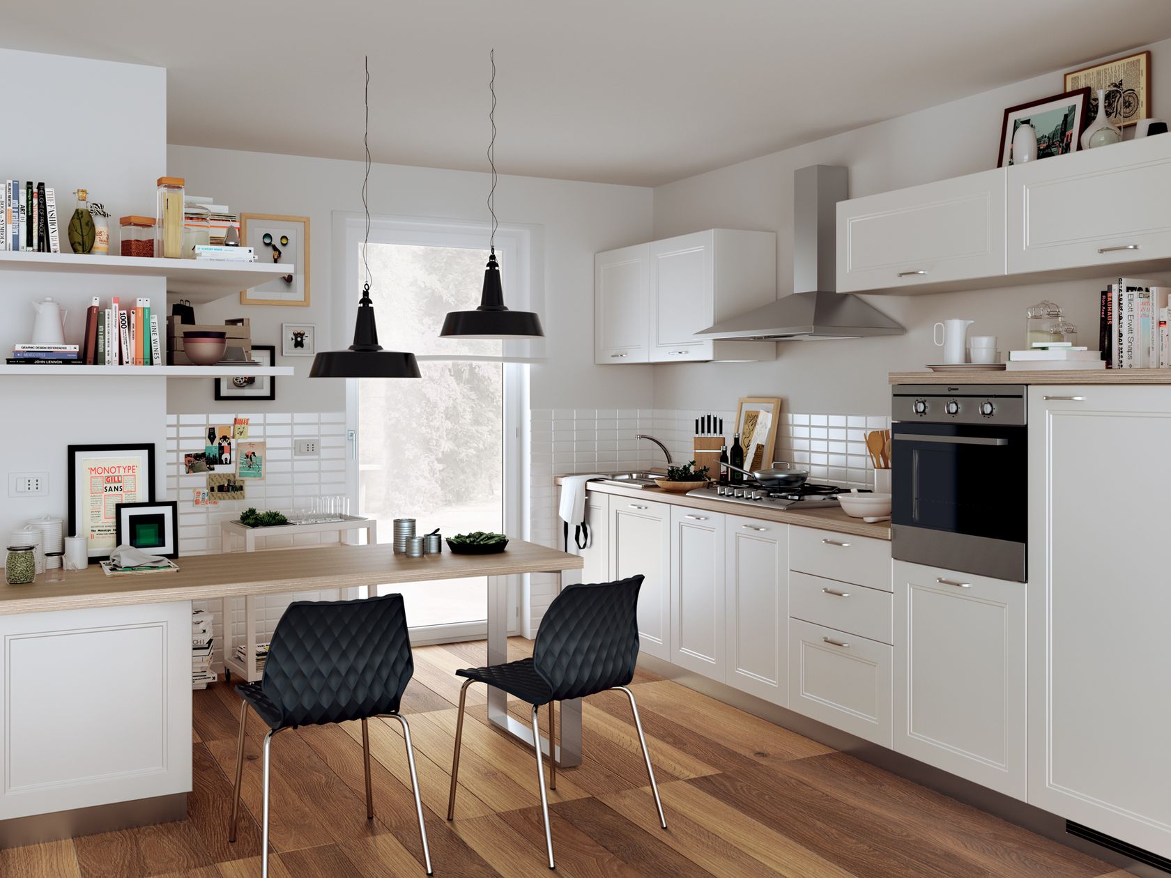 Cucina componibile COLONY Linea Scavolini Easy By Scavolini