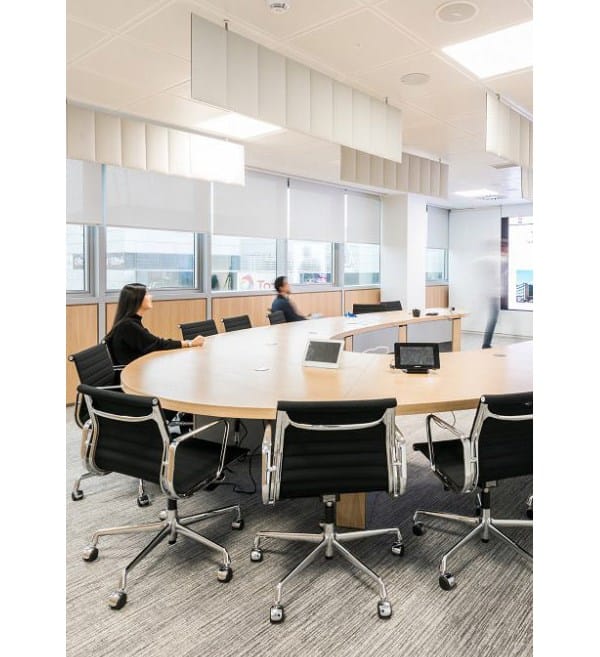 Polyester fibre acoustic baffles ECODESK BAFFLE XL ECOrange Collection ...