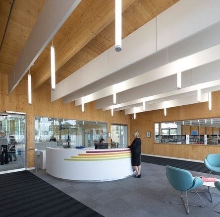 Glass wool acoustic baffles Ecophon Solo™ Baffle Ecophon Solo™ Line By ...