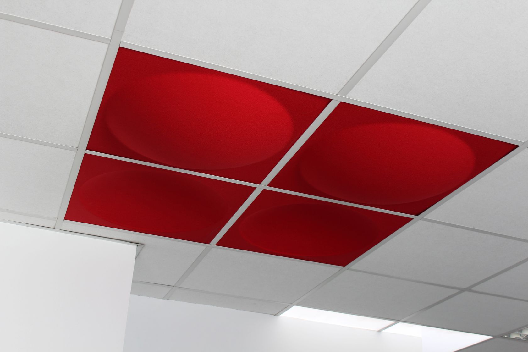 ECOROUND | Panel para techos suspendidos Colección ECOrange By Slalom