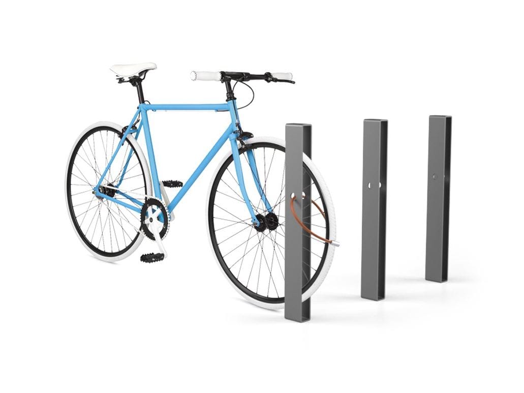 EIGHT Galvanized steel Bicycle rack / bollard By LAB23 | design Studiorange