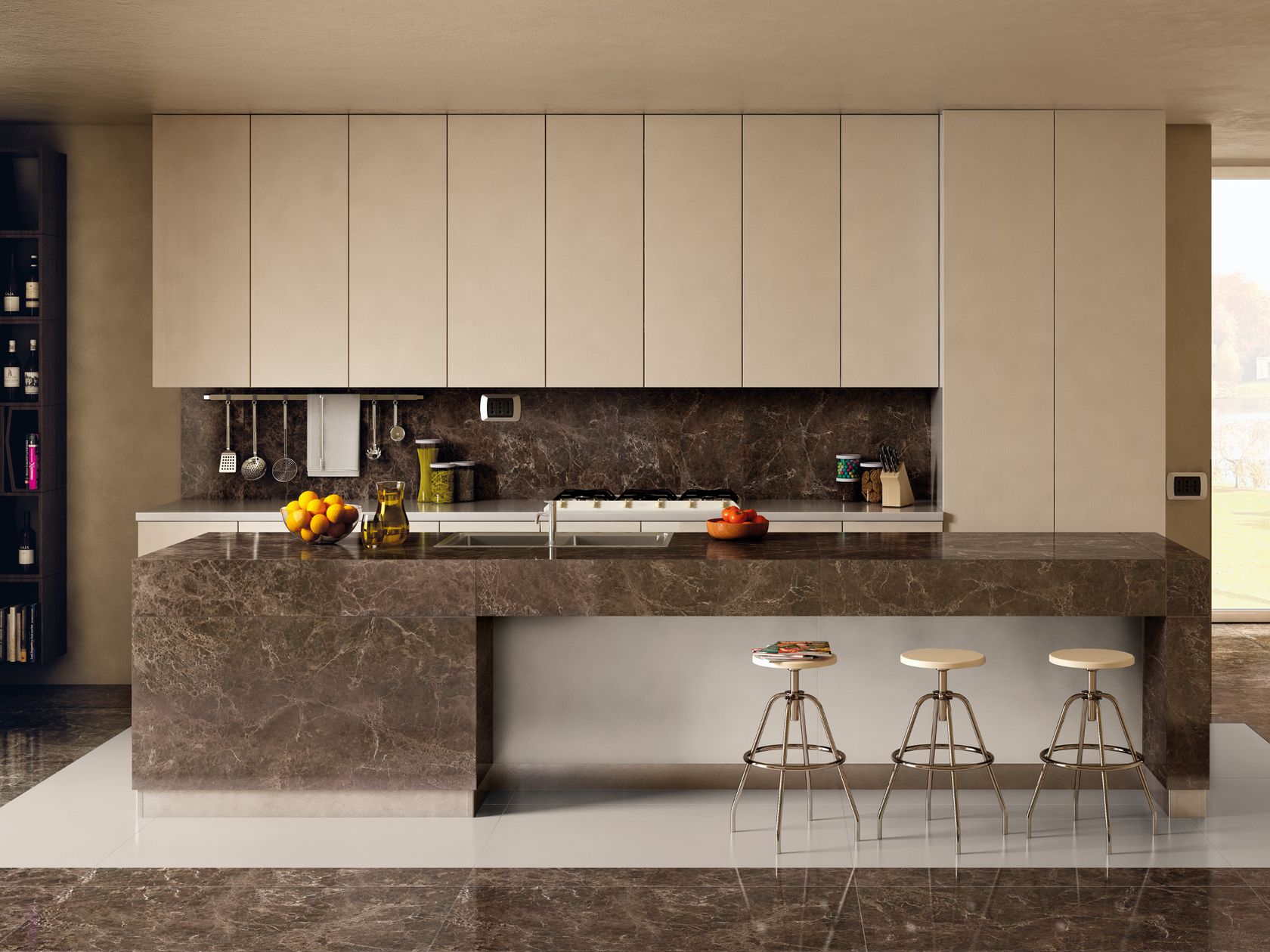 ELEMENTS LUX EMPERADOR Indoor porcelain stoneware wall/floor tiles By ...