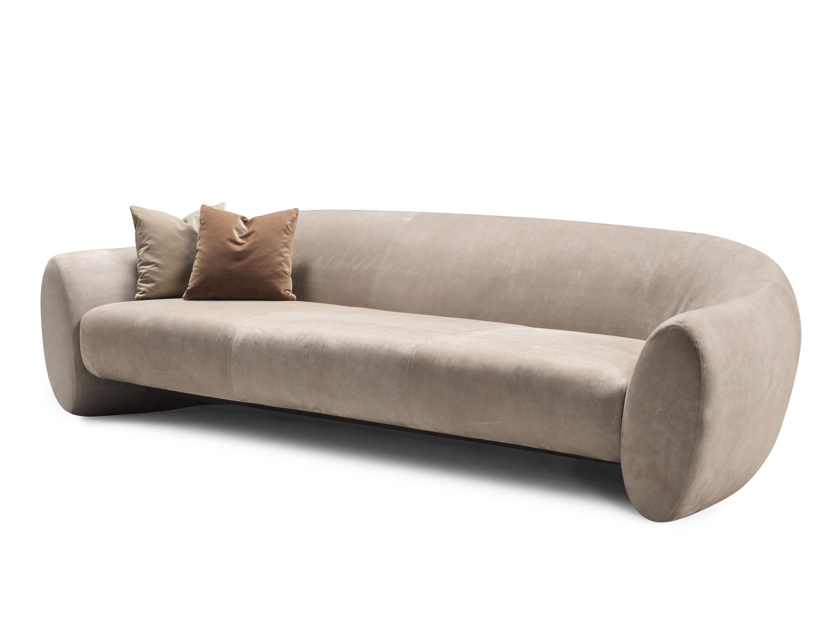 ELEPHANT | Sofa Nabuk sofa By GHIDINI1961 | design Stefano Giovannoni