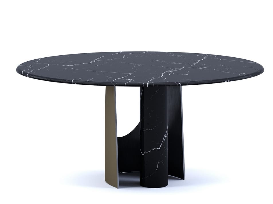 ELLIPSE | Coffee table Round metal coffee table By Paolo Castelli ...