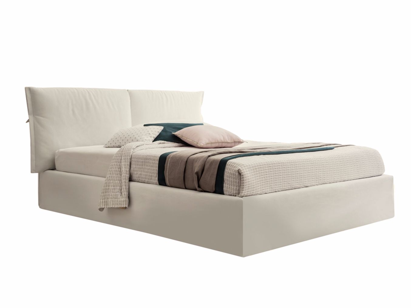 Fabric double bed EMILY Bed Stories Collection By Felis