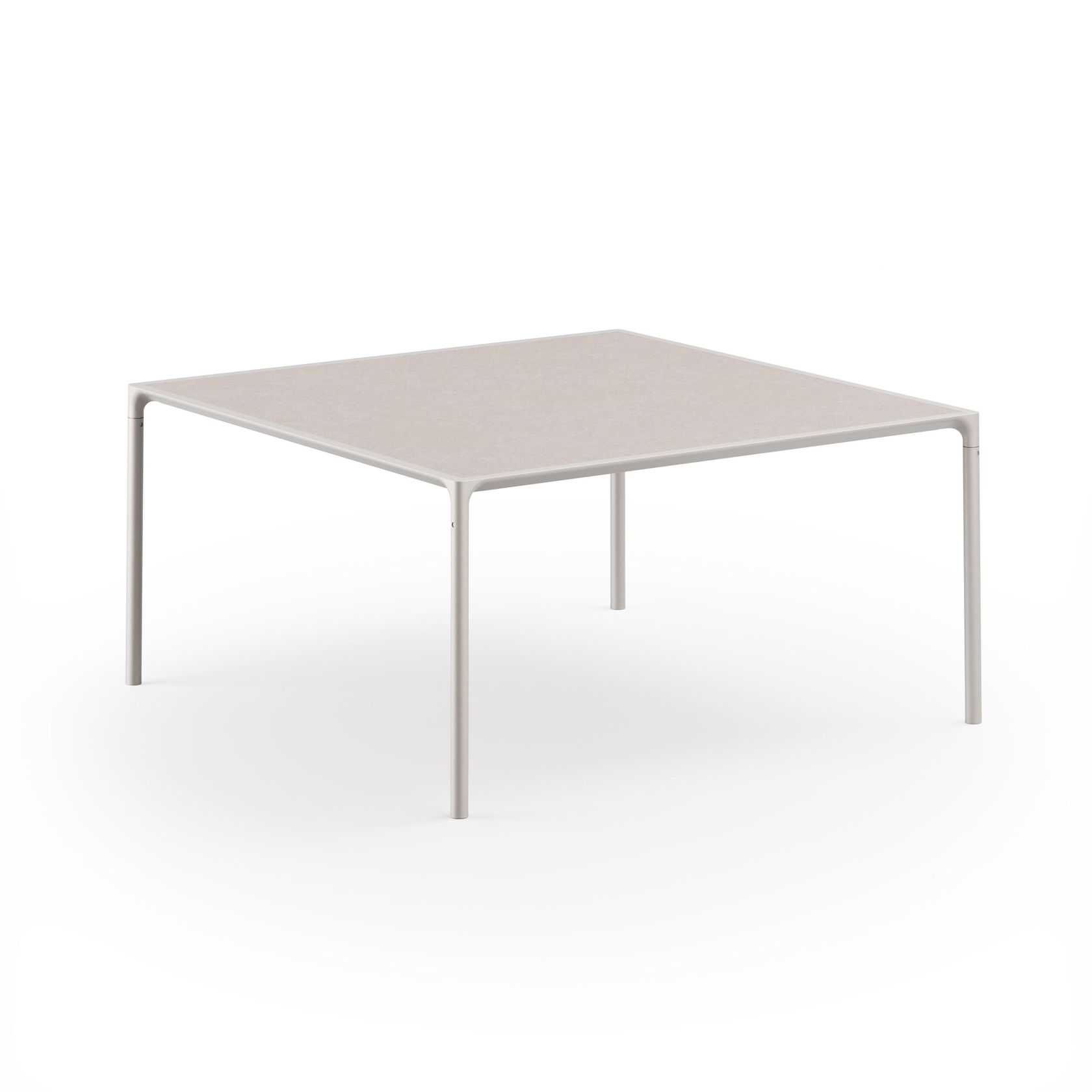TERRAMARE Square aluminium garden table By Emu | design Chiaramonte Marin