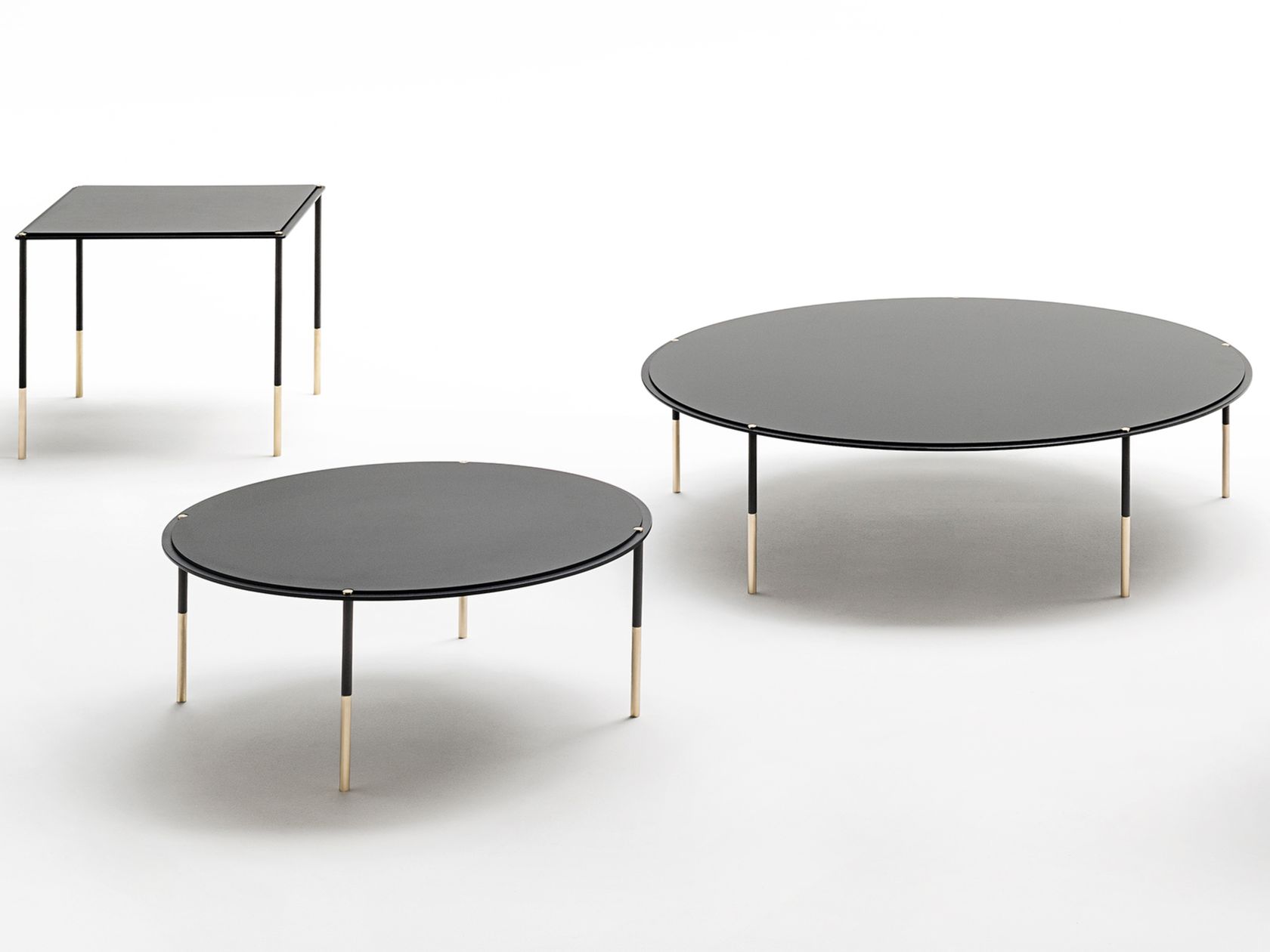 ERA TABLE Round HPL coffee table By Living Divani | design David Lopez ...