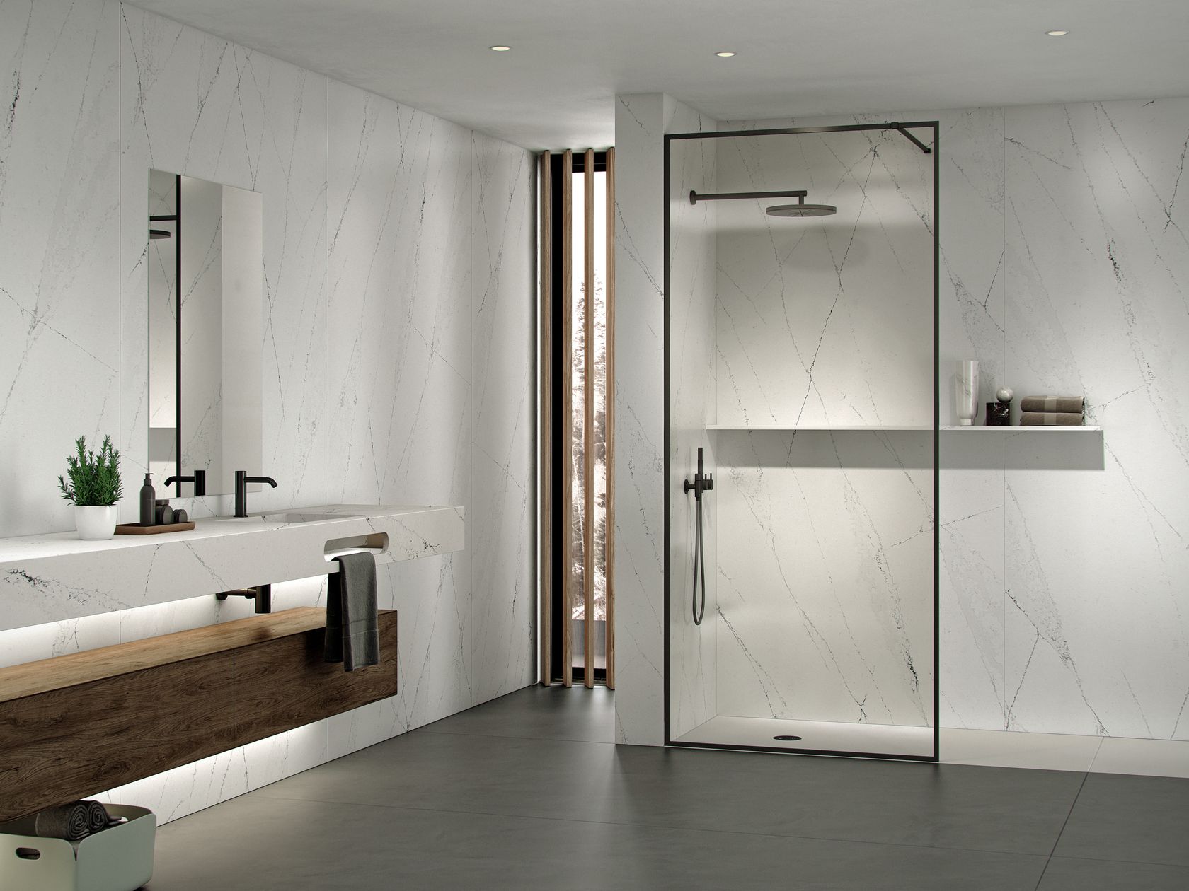 SILESTONE® ETHEREAL Silestone® wall tiles with marble effect By Cosentino