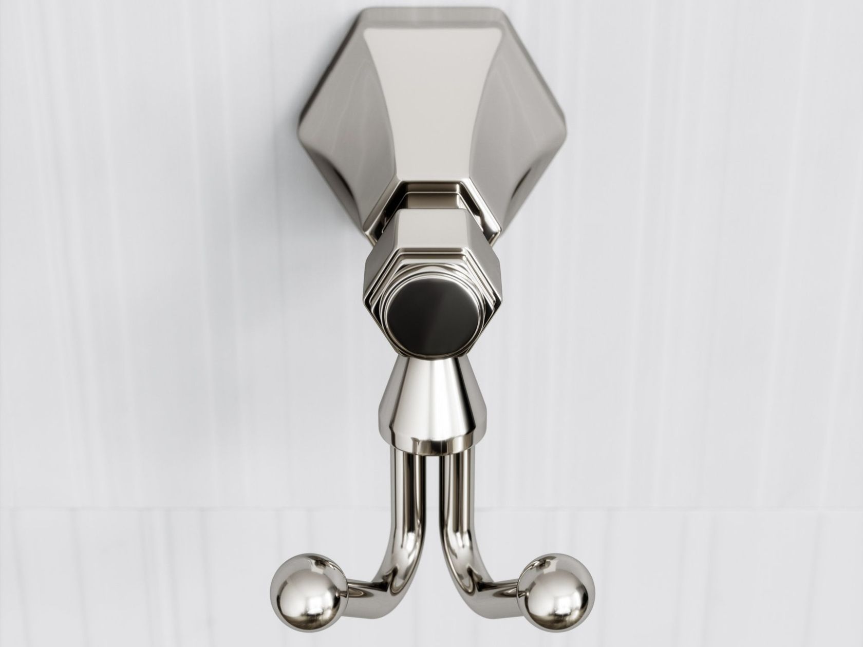ETON Double stainless steel robe hook By LUSSO