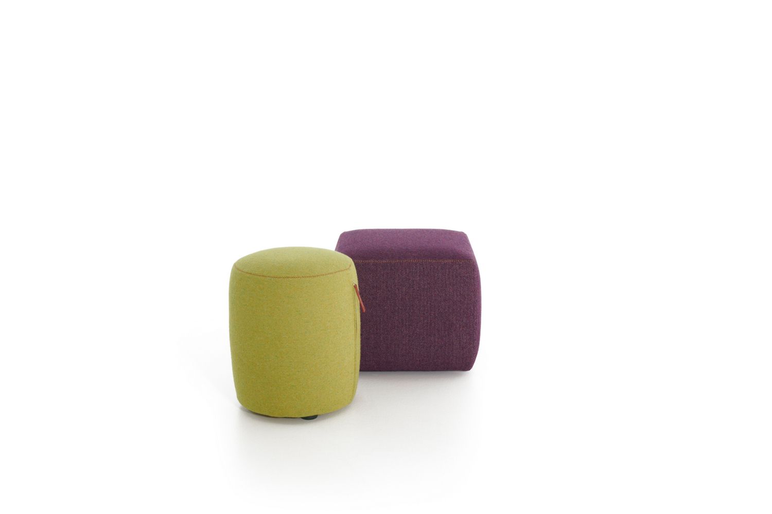 EVERYDAY LIFE POUF | Round pouf By DE PADOVA design Paul Smith