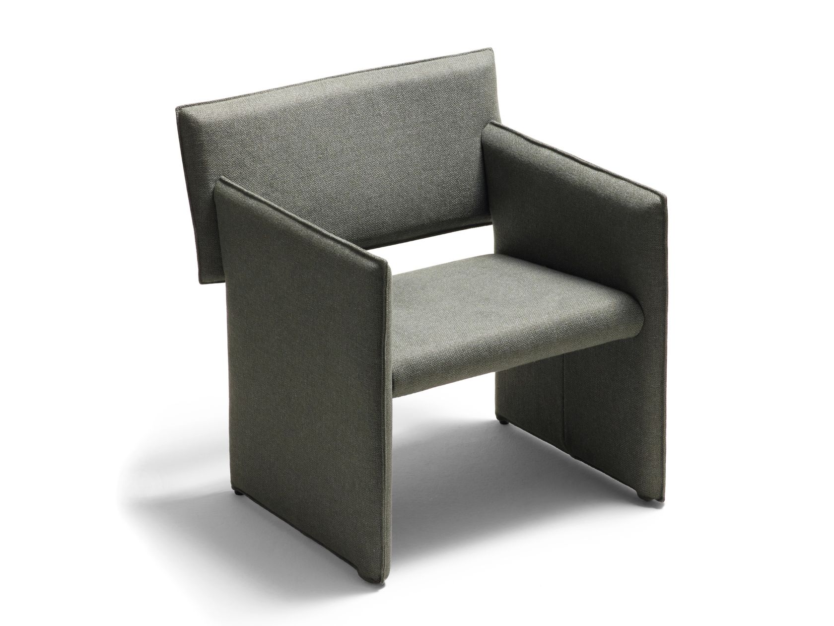 NOTO Fabric easy chair with castors By COR | design Pauline Deltour