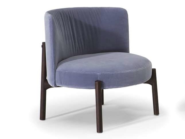 AMALIA Fabric easy chair By Natuzzi Italia | design Bernhardt & Vella