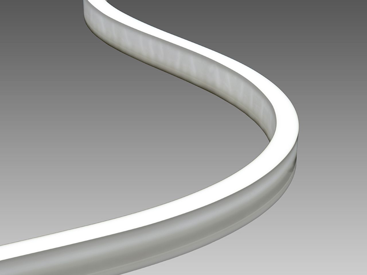 FLEXI SIDE Resin linear lighting profile By Aldabra