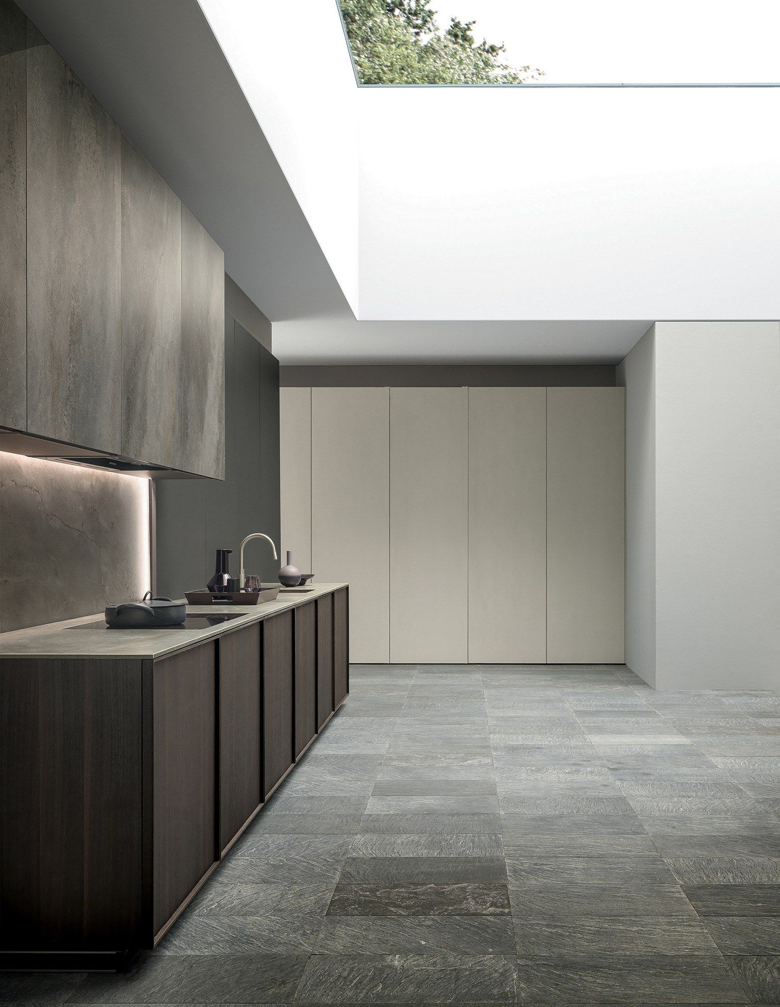 FRAME BLADE | Linear kitchen Frame Collection By MODULNOVA