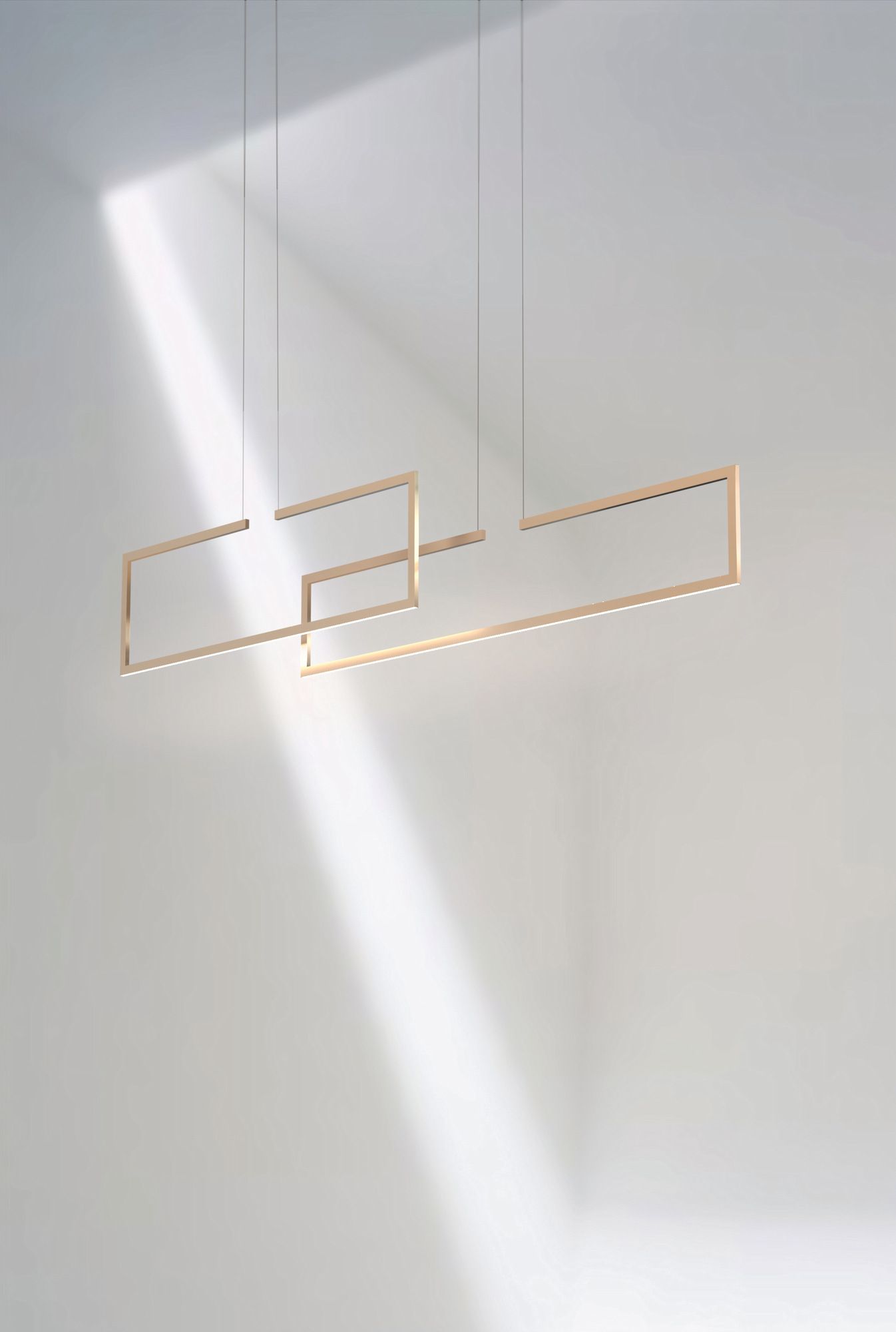 LED aluminium pendant lamp FRAME By Inarchi