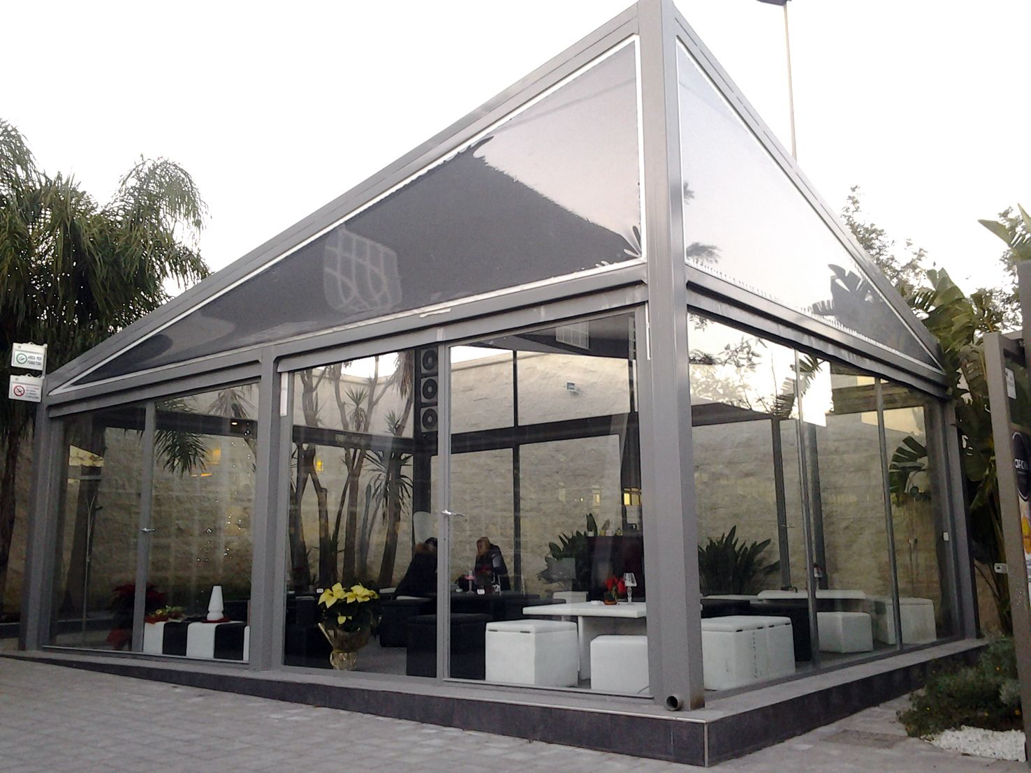 PVC shade sail FRAMED SHADE SAIL Vela Collection By Sprech