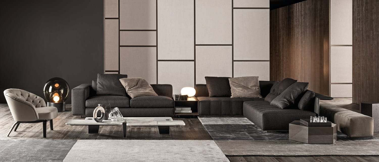 FREEMAN SEATING SYSTEM 沙发 By Minotti | design Rodolfo Dordoni