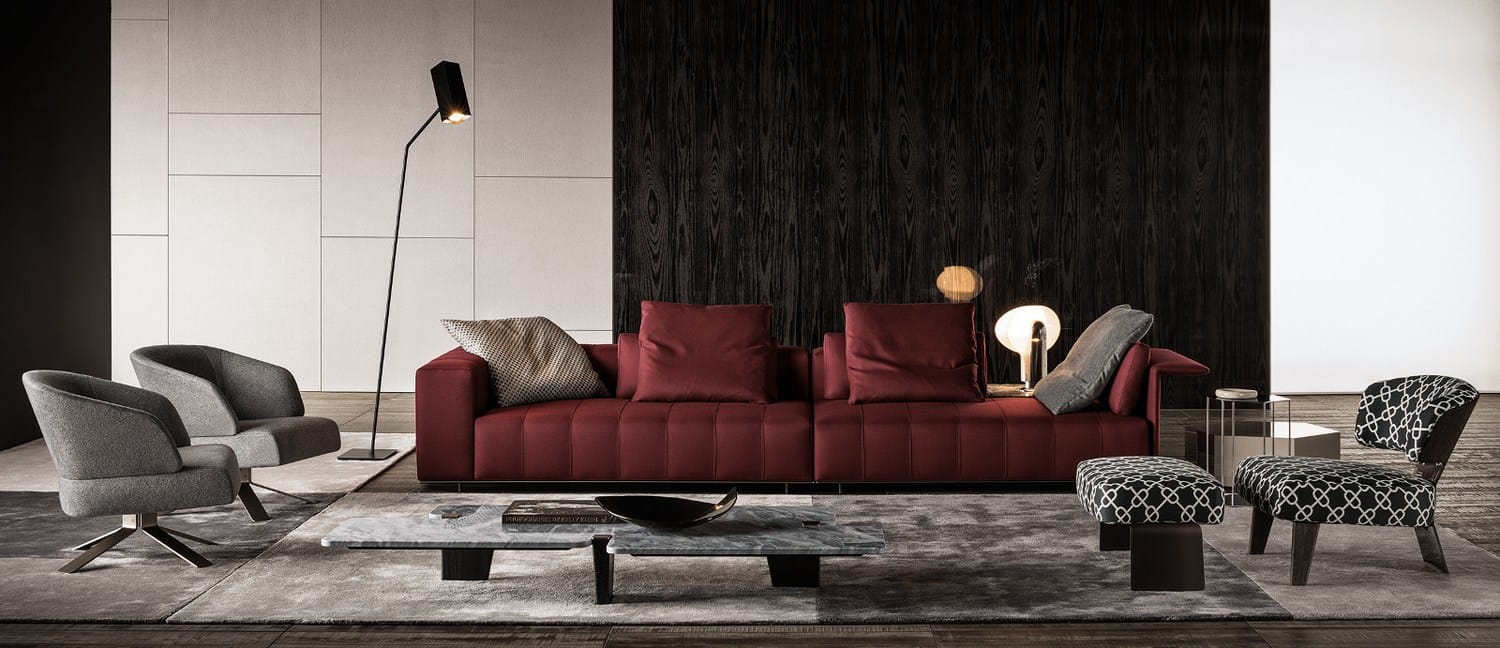 Divano FREEMAN SEATING SYSTEM - Minotti - Edilportale