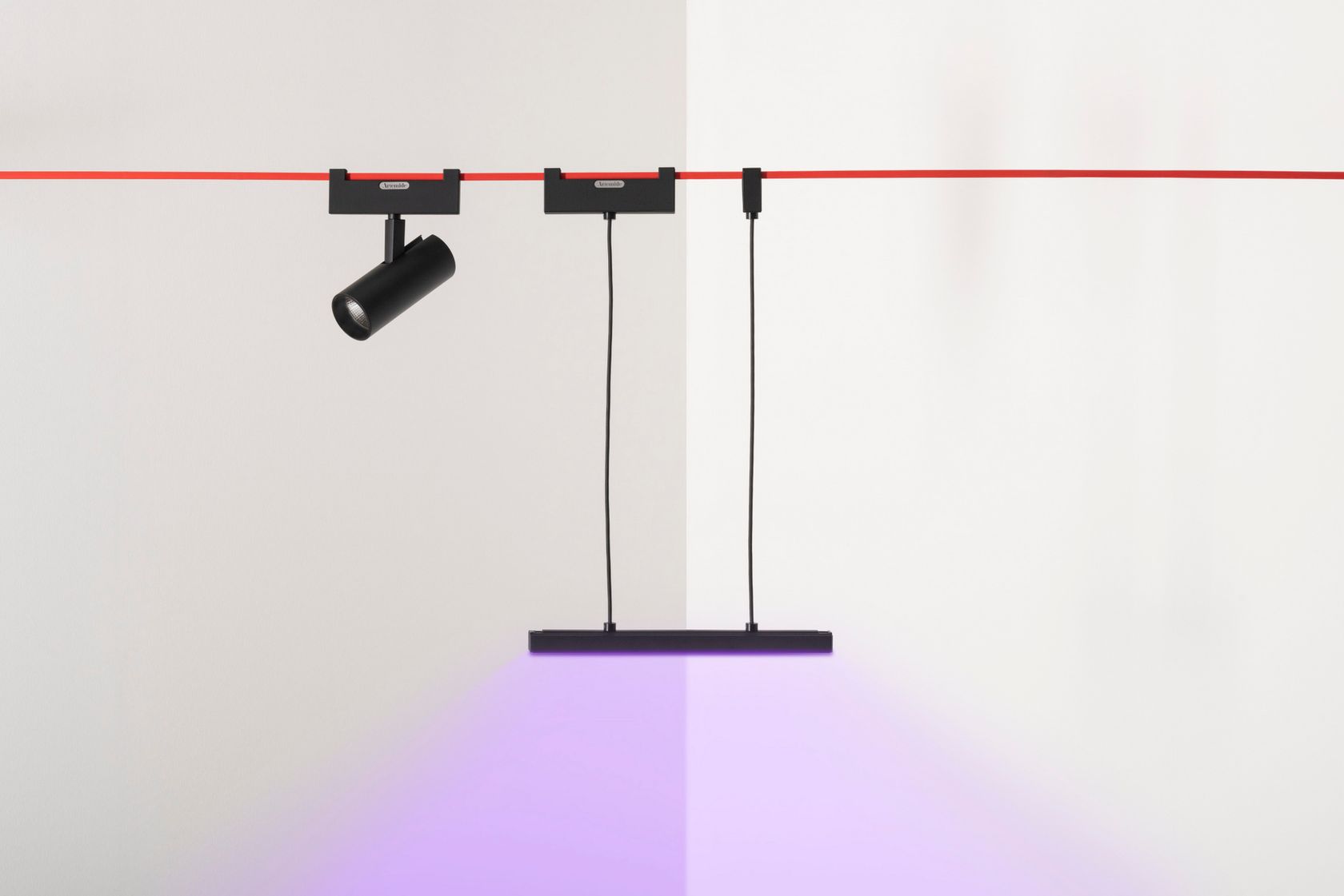 FUNIVIA Metal track-Light By Artemide