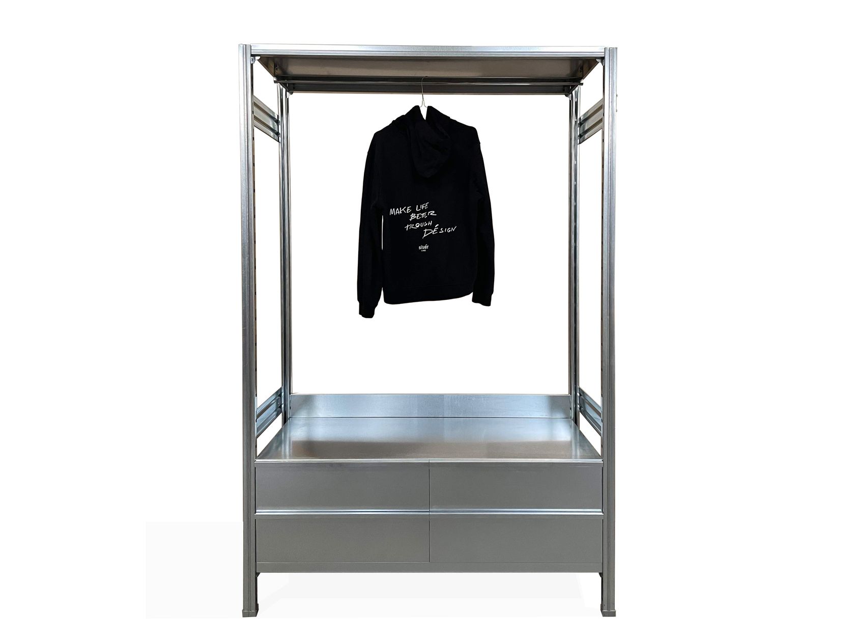 SM Galvanized steel coat rack By Situér