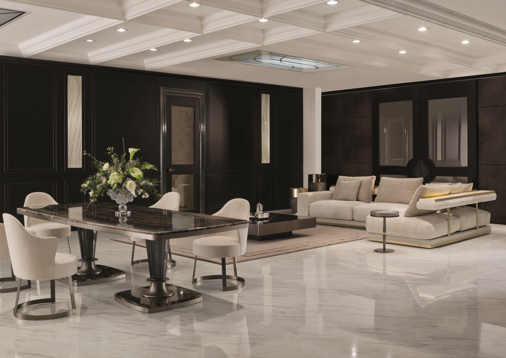 Rectangular marble table GEORGE | Rectangular table Loveluxe 2015 ...