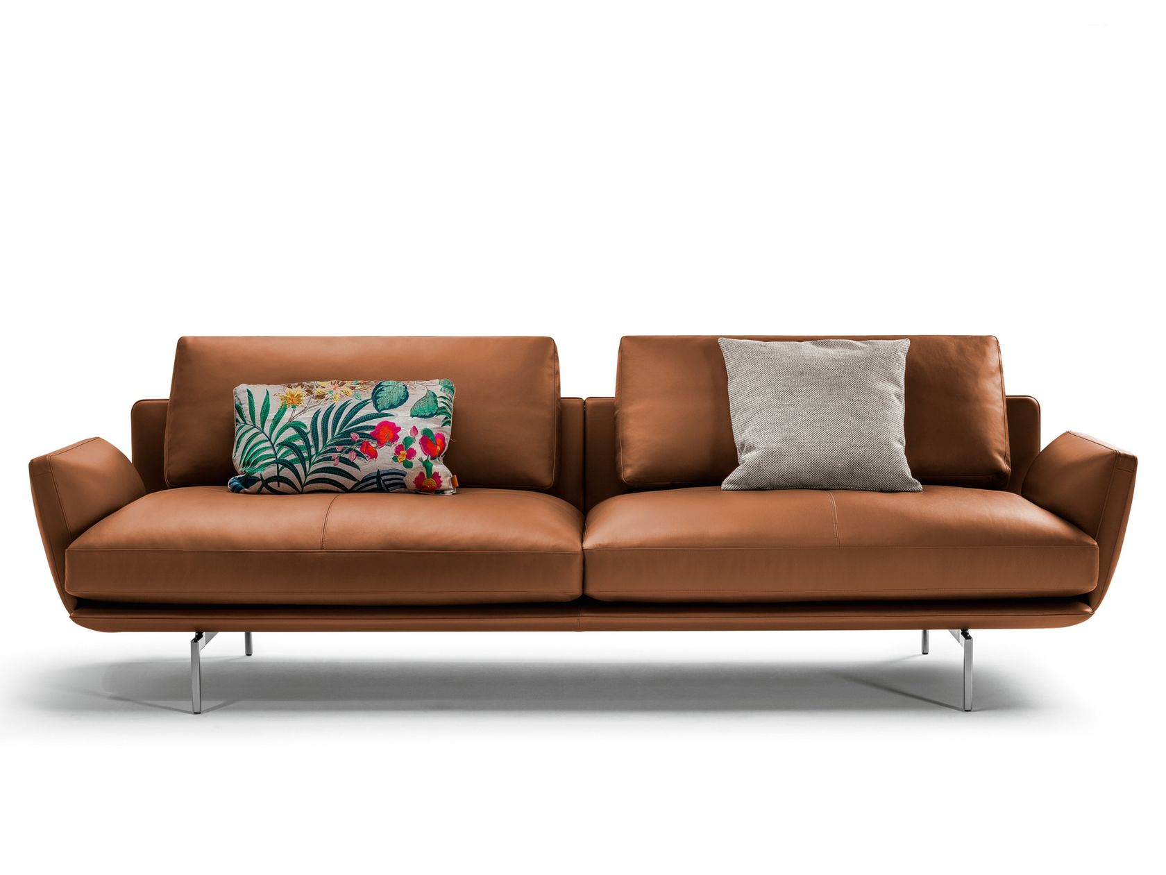 GET BACK 2 seater leather sofa By Poltrona Frau | design Palomba ...