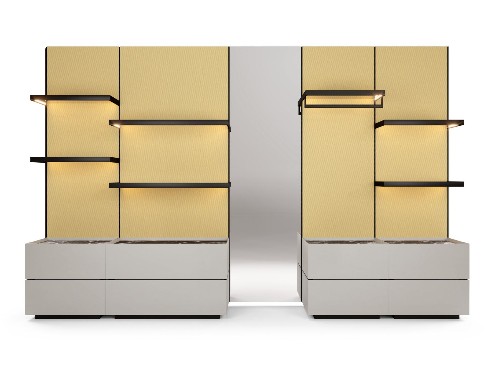 GHOST WALL - PRO hallway unit By Cassina design Mikal Harrsen