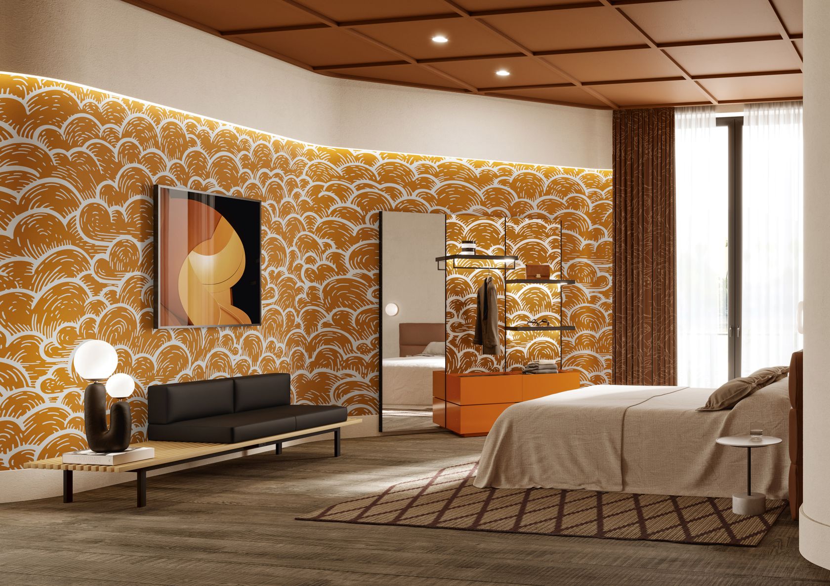 GHOST WALL - PRO hallway unit By Cassina design Mikal Harrsen