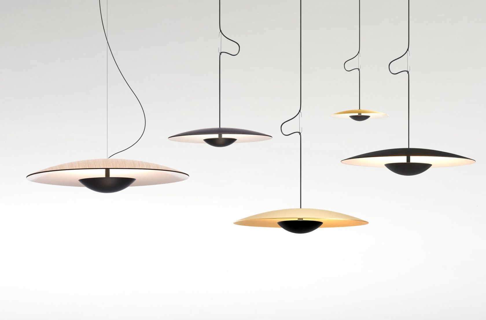 GINGER | Laminate pendant lamp LED laminate pendant lamp By Marset ...
