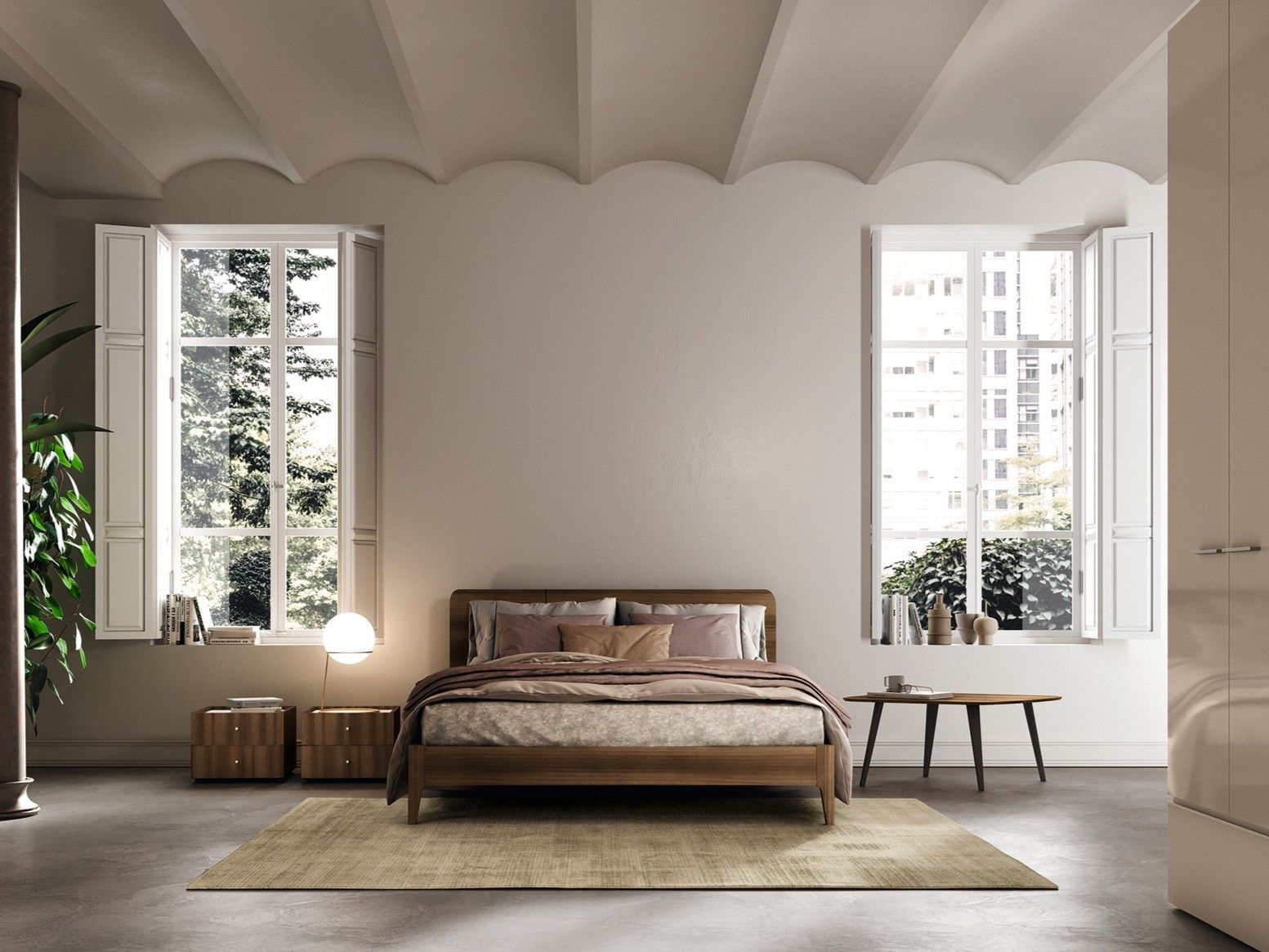 GOLF 2021 Wooden bedroom set By Colombini Casa