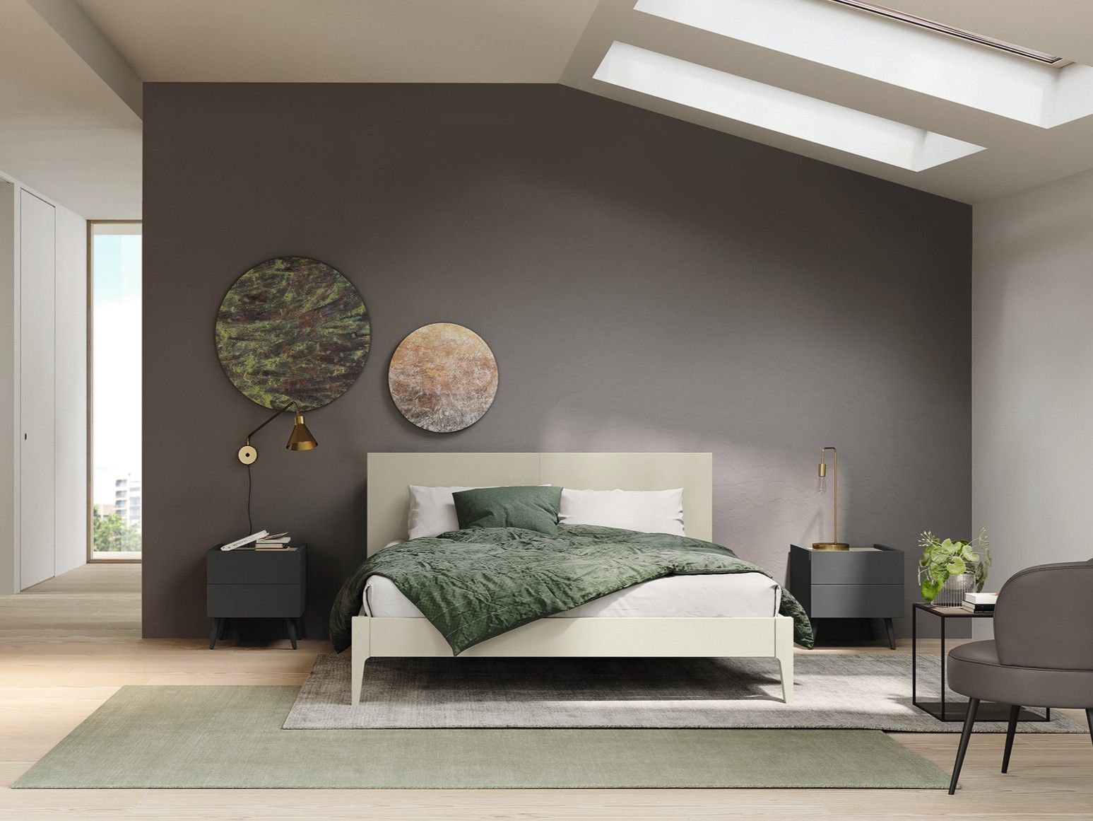 Wooden bedroom set GOLF M.105 Golf 2021 Collection By Colombini Casa