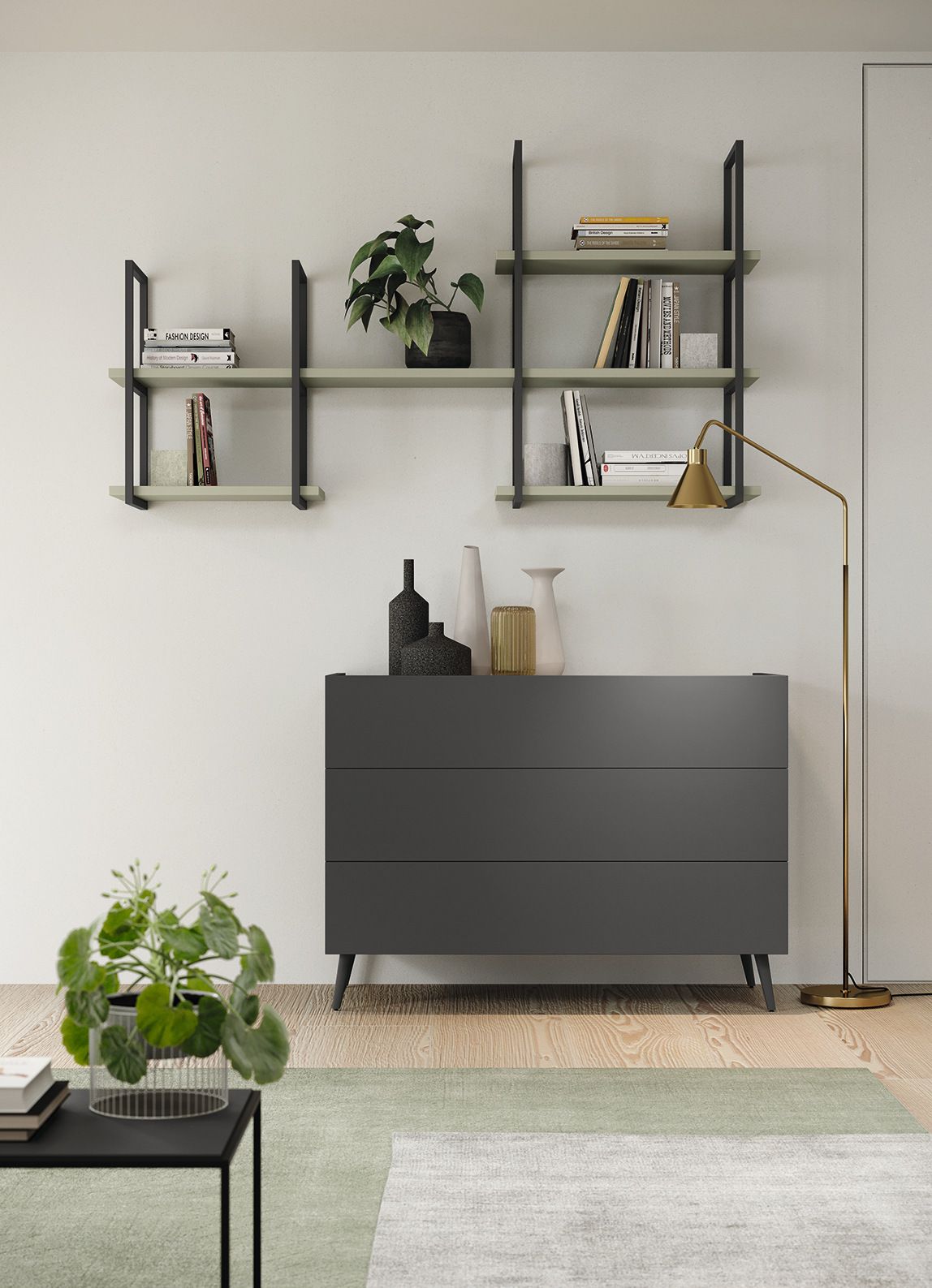 Wooden bedroom set GOLF M.105 Golf 2021 Collection By Colombini Casa