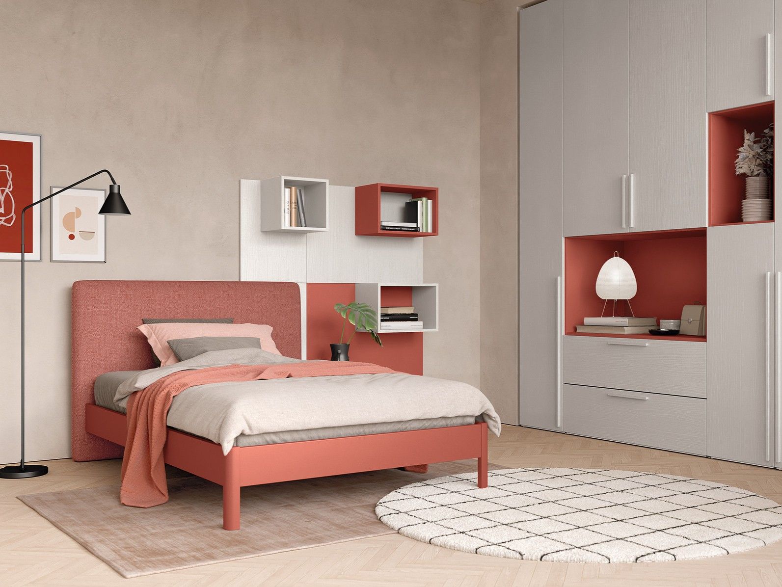 GOLF 2021 Wooden teenage bedroom By Colombini Casa