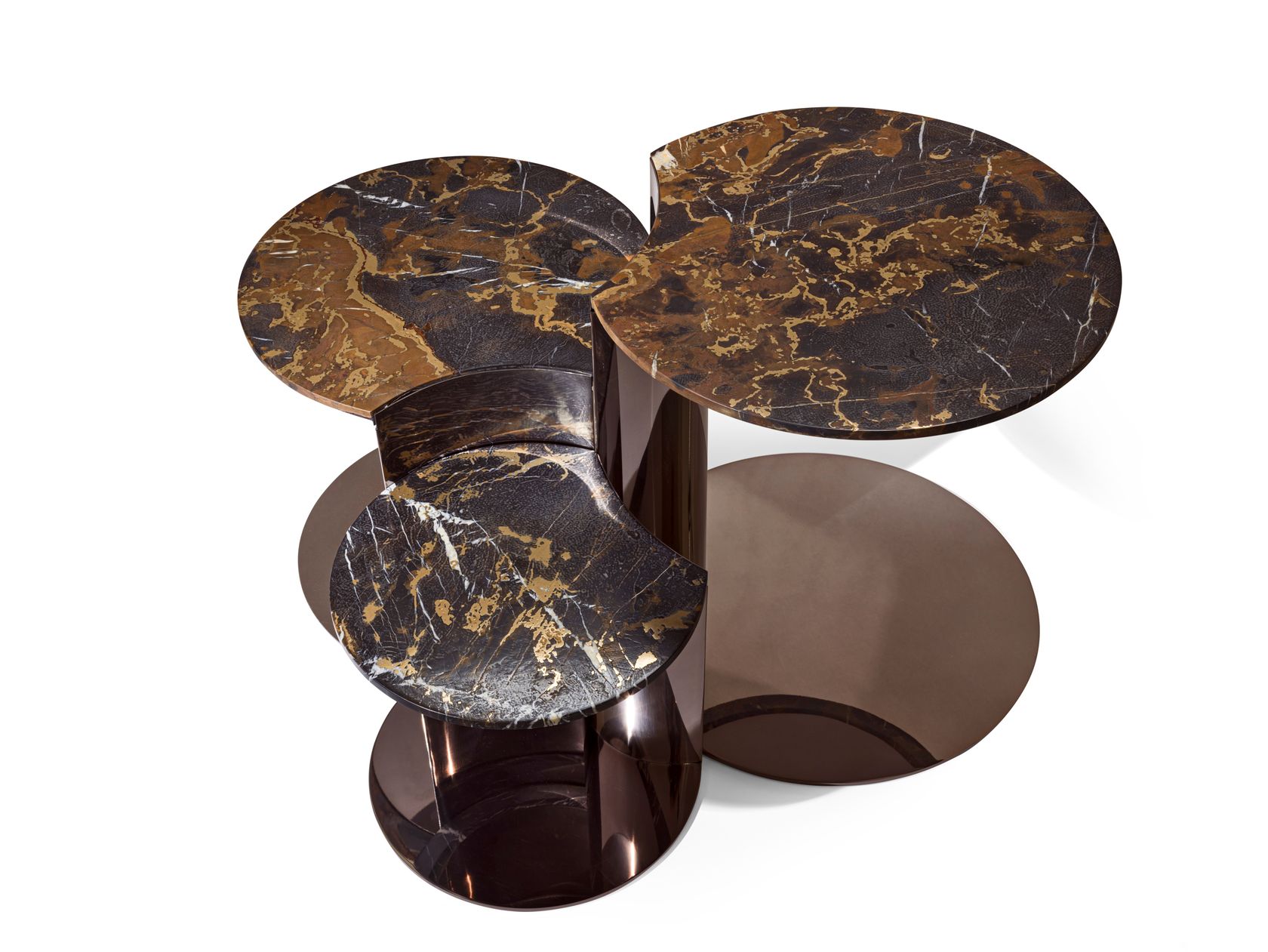 GRANGER | Marble coffee table By Visionnaire design Alessandro La Spada