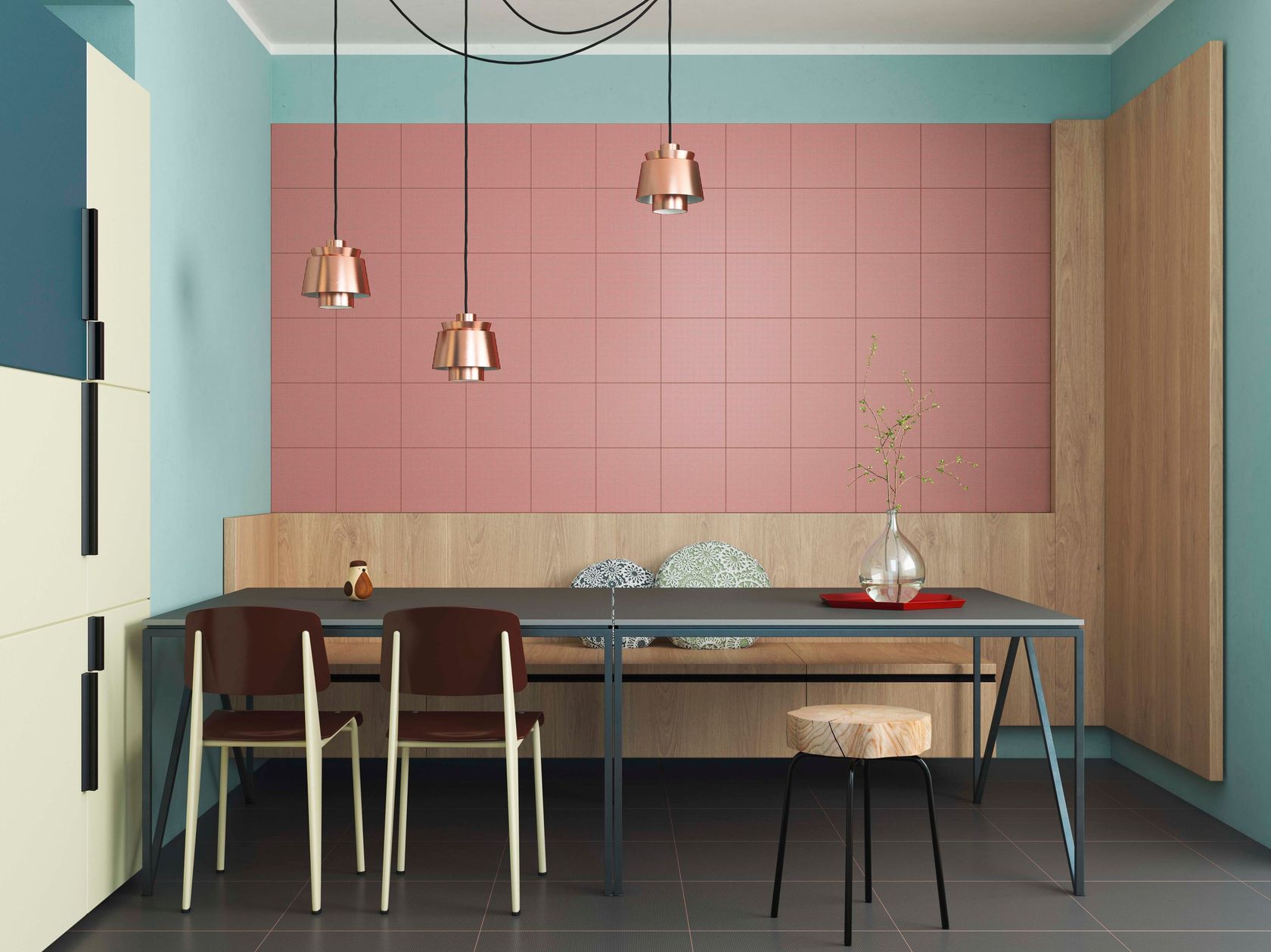 GRAPH Glazed stoneware wall/floor tiles By CERAMICA VOGUE