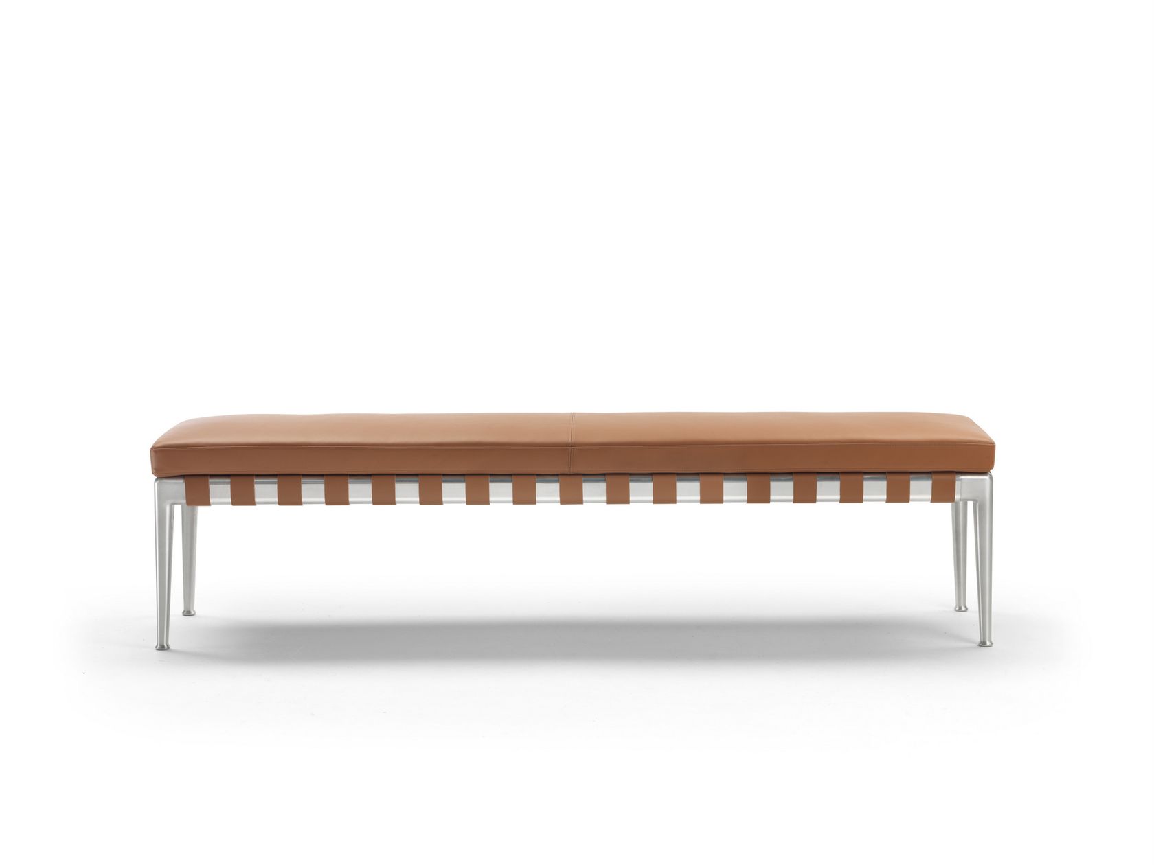 GREGORY Upholstered tanned leather bench By Flexform | design Antonio ...