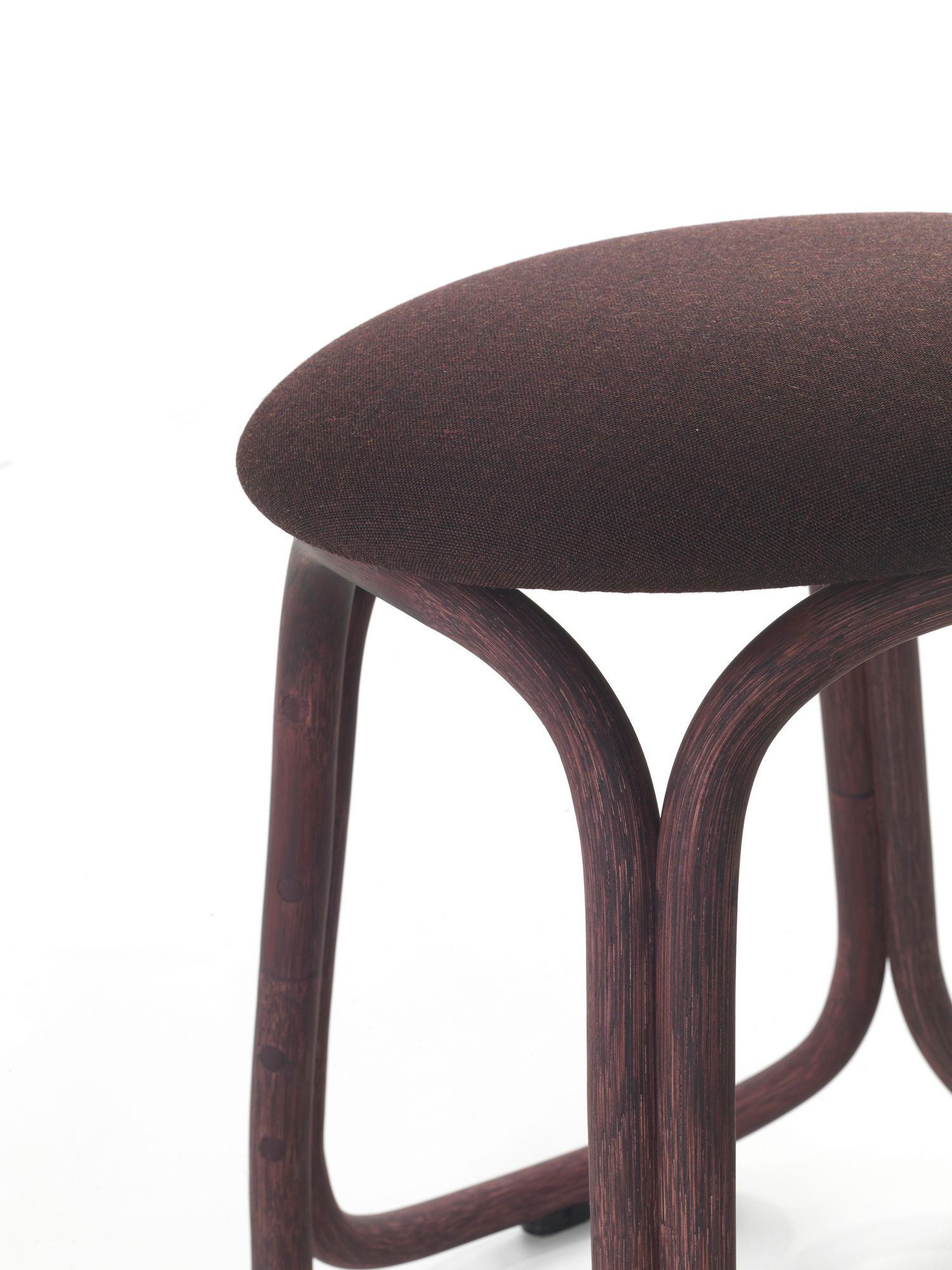 GRES Low rattan stool By EXPORMIM | design Gonzalo Milà, Miguel Milà