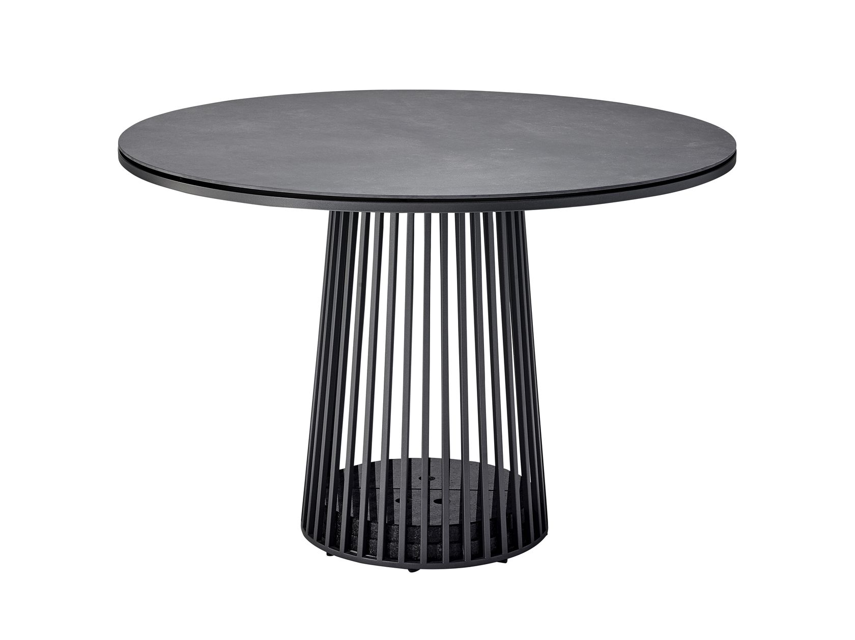 GRID Round HPL garden table By Solpuri | design Karsten Weigel