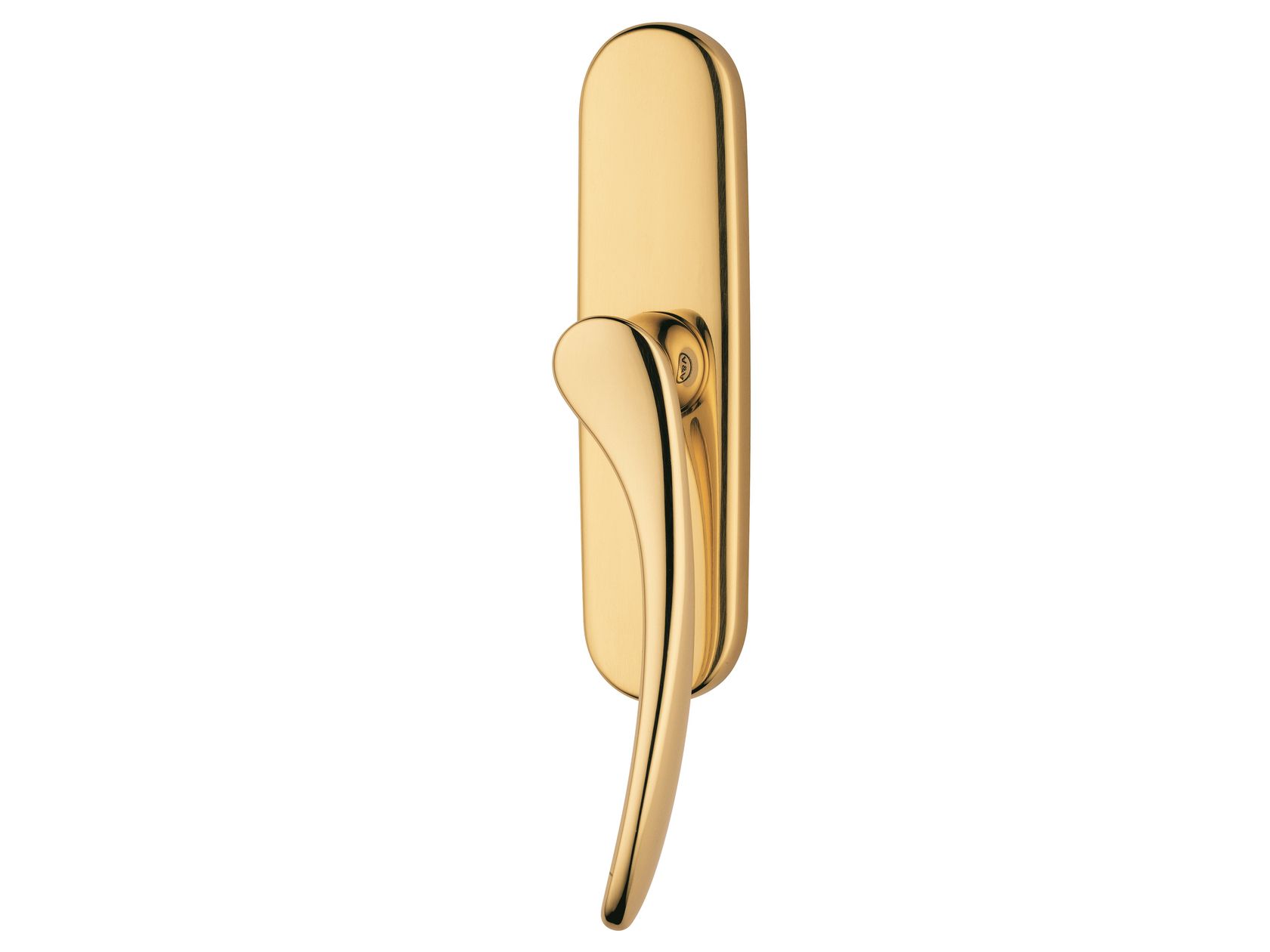 H 198 EERO AARNIO | VALLI - FUSITAL Brass door handle on back plate ...