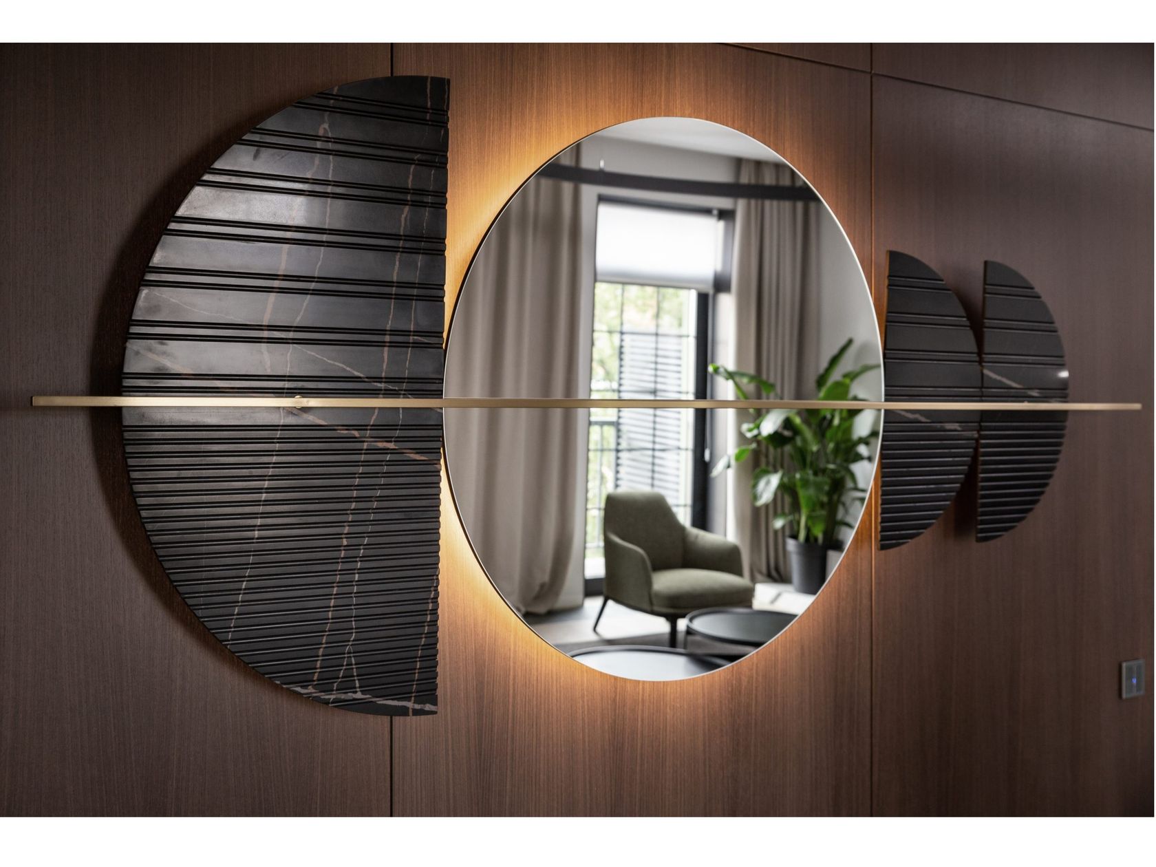 HALF MIRROR Mirror By DONNA Furniture | design Denys Sokolov