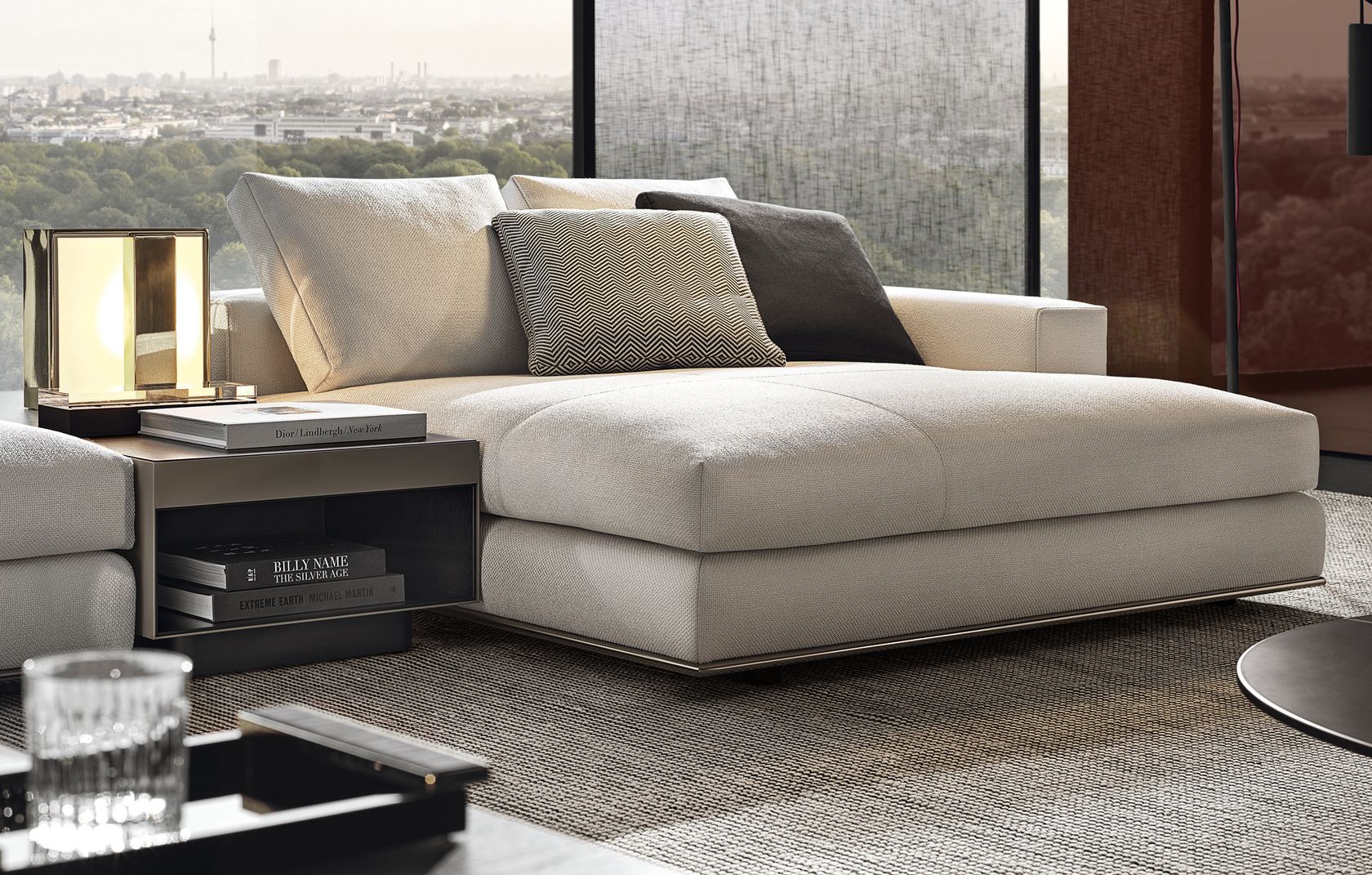 HAMILTON Fabric sofa By Minotti | design Rodolfo Dordoni