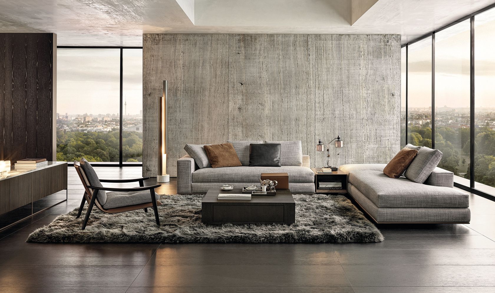 HAMILTON Диван By Minotti | design Rodolfo Dordoni
