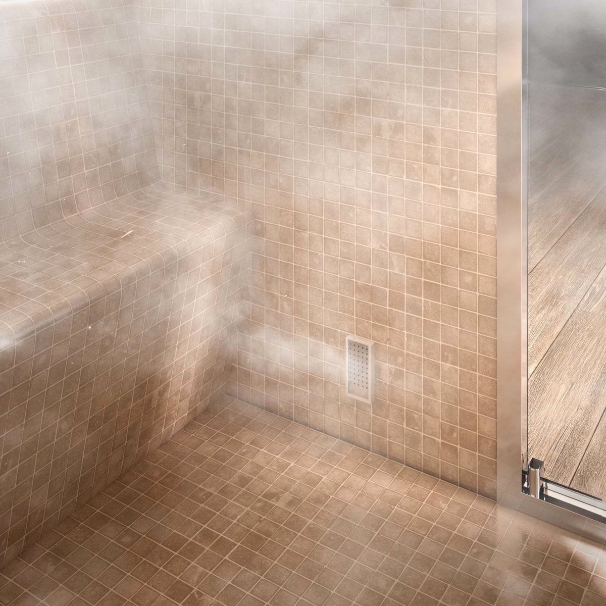 Turkish bath with chromotherapy HAMMAM PLUS CONTRACT By Albatros design ...